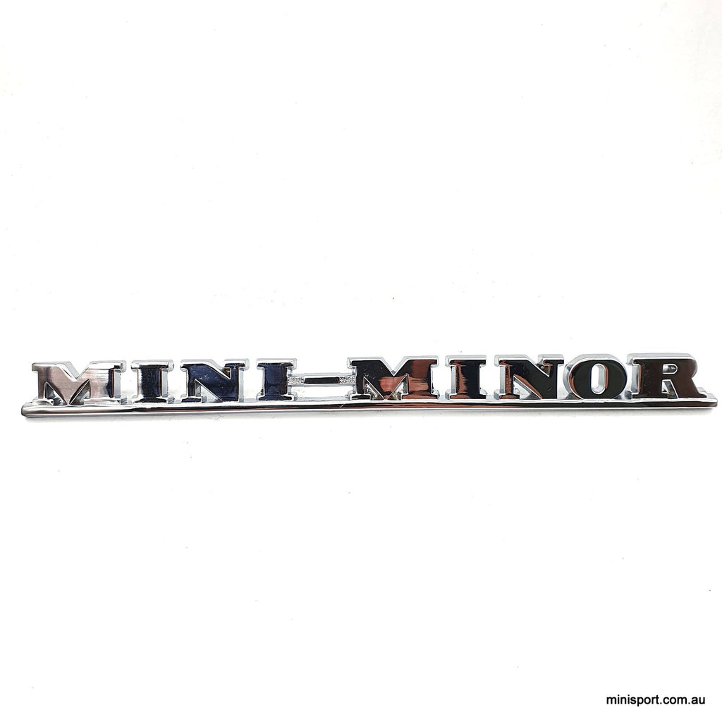 MINI MINOR REAR BOOT BADGE- ADA3730 – Minisport