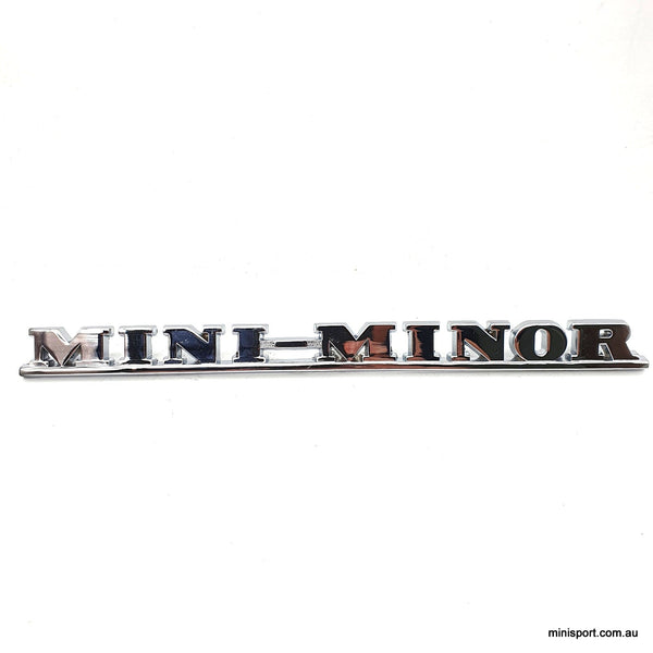 MINI MINOR REAR BOOT BADGE- ADA3730 – Minisport