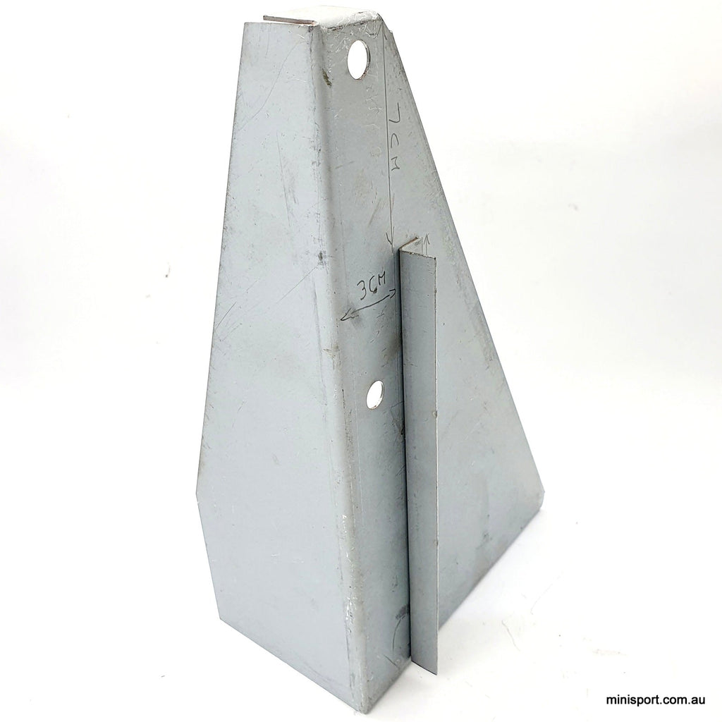 MOKE L/H OUTER BULKHEAD/WINDSCREEN SUPPORT PANEL -LATE – Minisport