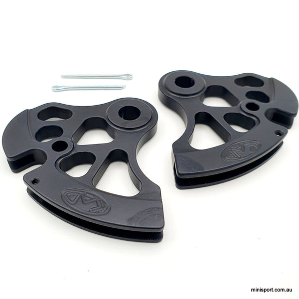 KAD PAIR ALLOY HANDBRAKE QUADRANTS -BLACK – Minisport