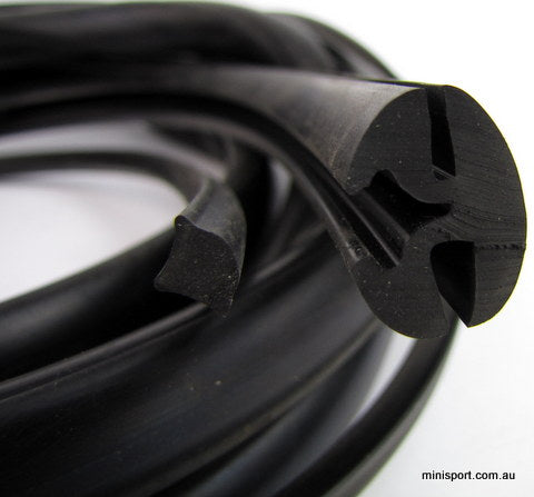 Mini van side window rubber with lock strip – Minisport