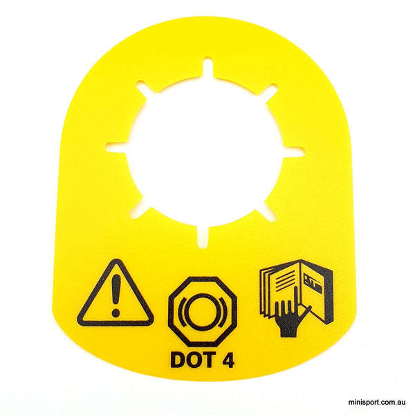 MINI DOT 4 BRAKE MASTER YELLOW TAG [SMB203] – Minisport
