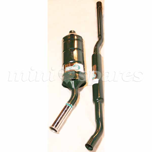 Mini maniflow twin box exhaust system, suits 1-3/4 setups, side exit ...