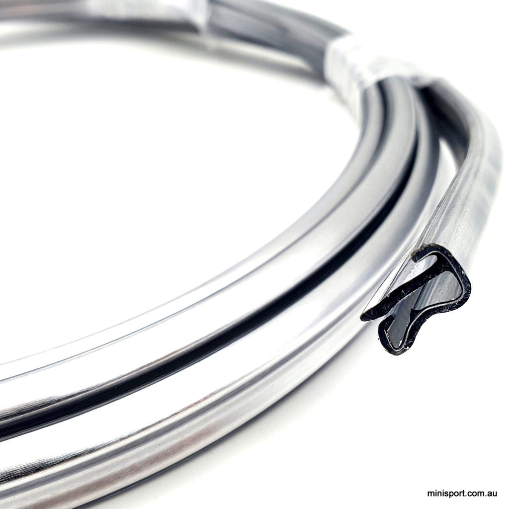 MINI SILVER PLASTIC SIDE MOLDING- STEPPED TYPE- PER SIDE [GZF105MS ...