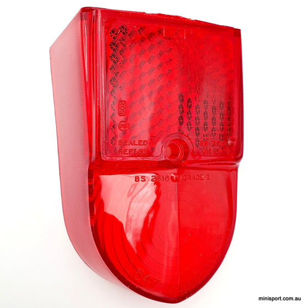 Mini left hand rear tail/stop lamp lens – Minisport